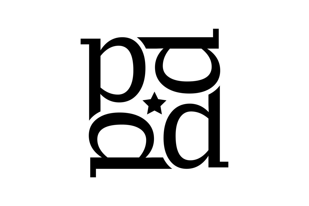 initial B,D icon logo template, vector illustration | Deeezy