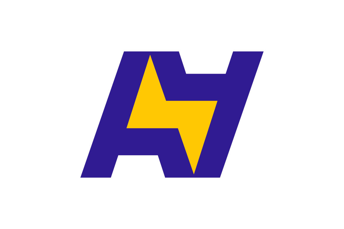 Letter initial AA flash logo design vector | Deeezy