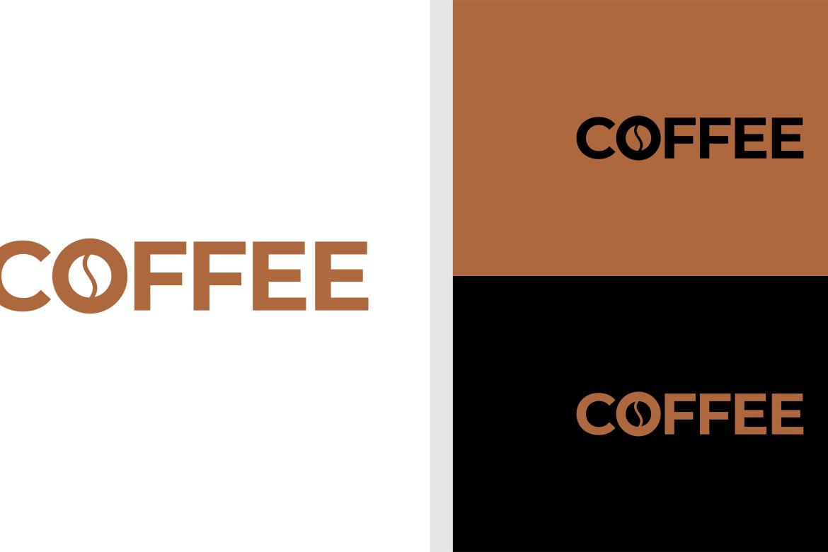 COFFEE LOGO WORDMARK NEGATIVE SPACE EDITABLE | Deeezy