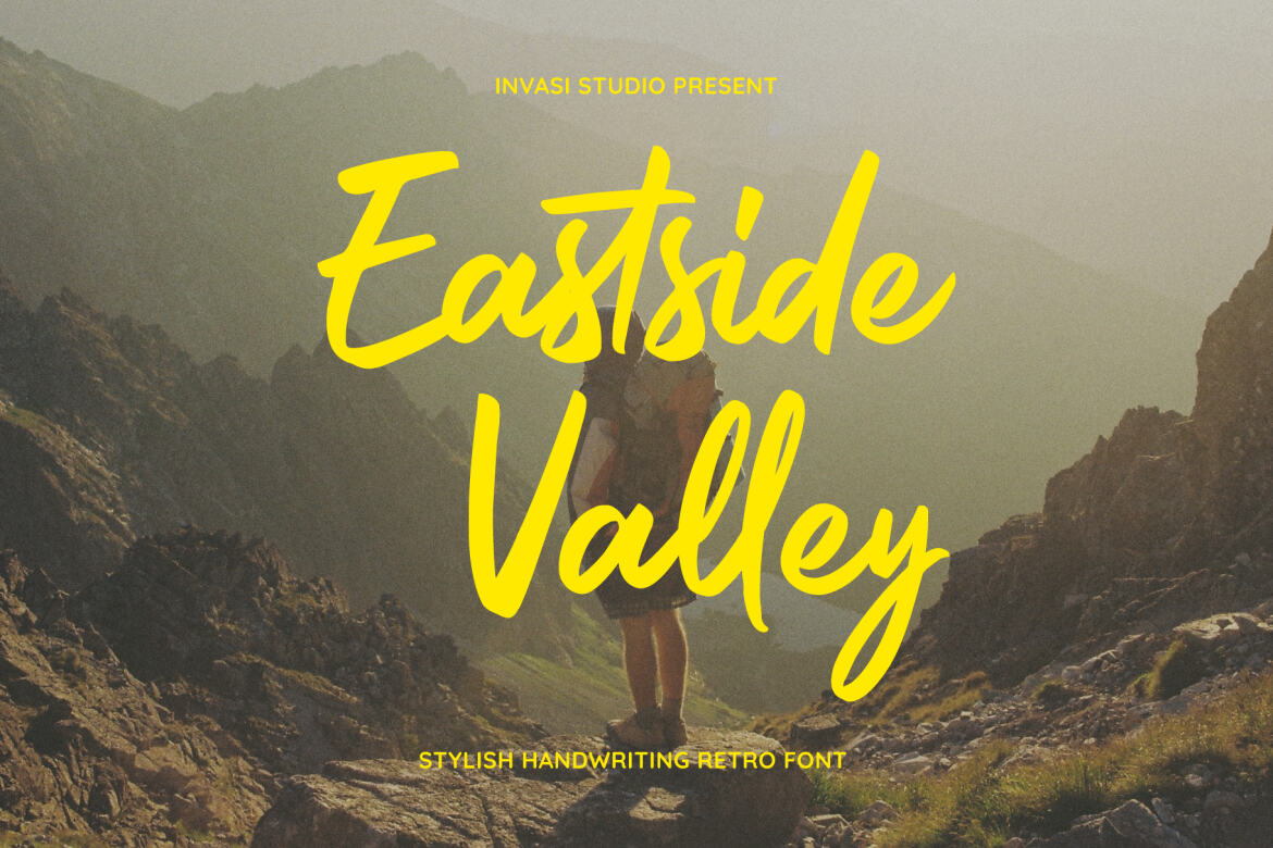 Eastside Valley - Stylish Retro Script | Deeezy
