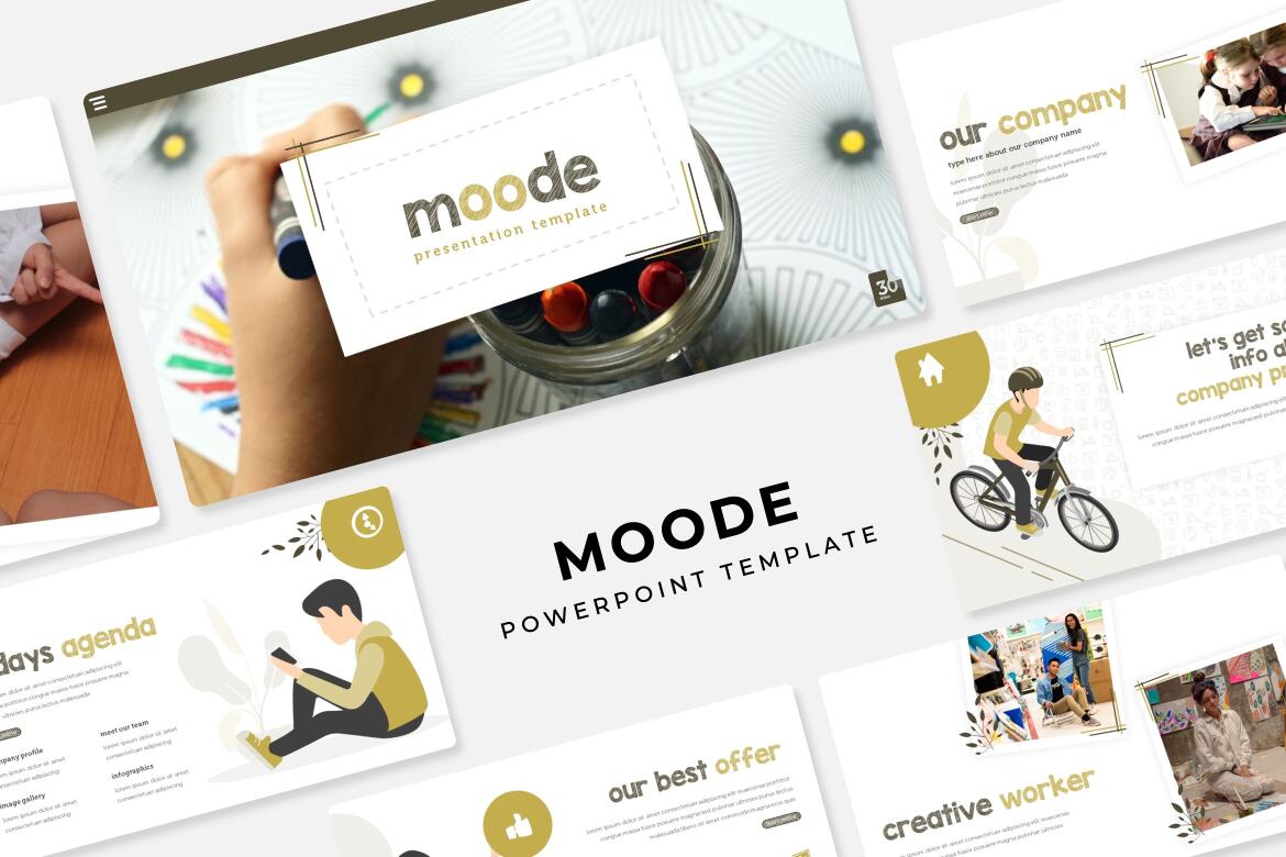 Moode Power Point Template | Deeezy
