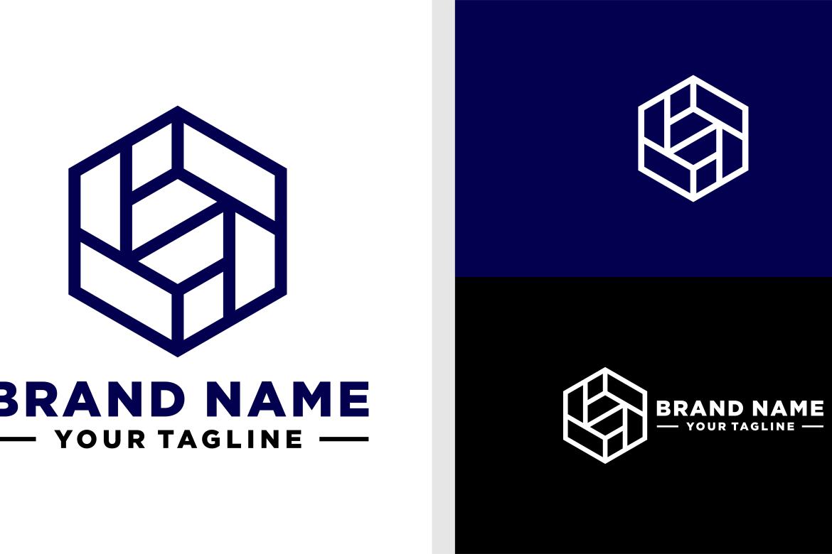 LETTER S LOGO HEXAGONAL LINE EDITABLE | Deeezy