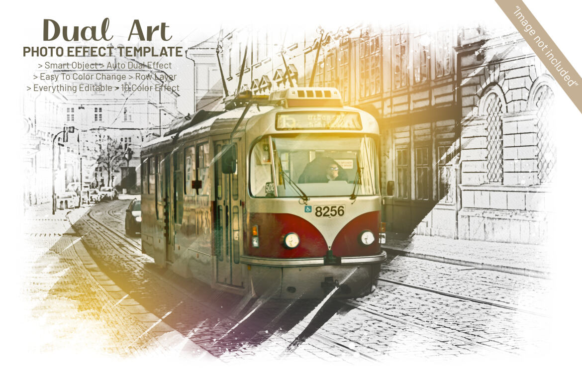 Dual Art Photo Effect FREE Template | Deeezy