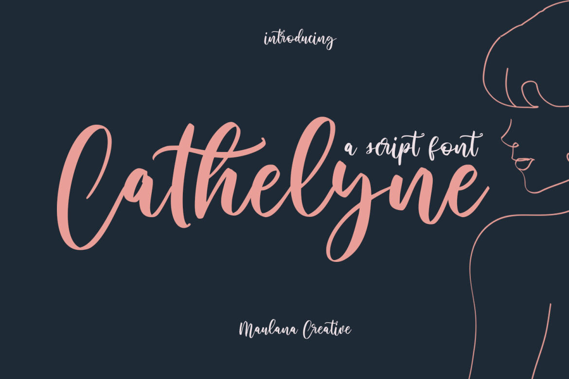Cathelyne FREE Script Font | Deeezy