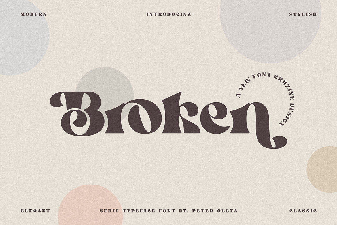 Broken Fonts Broken Font, Decorative Ft. Serif & Display Envato