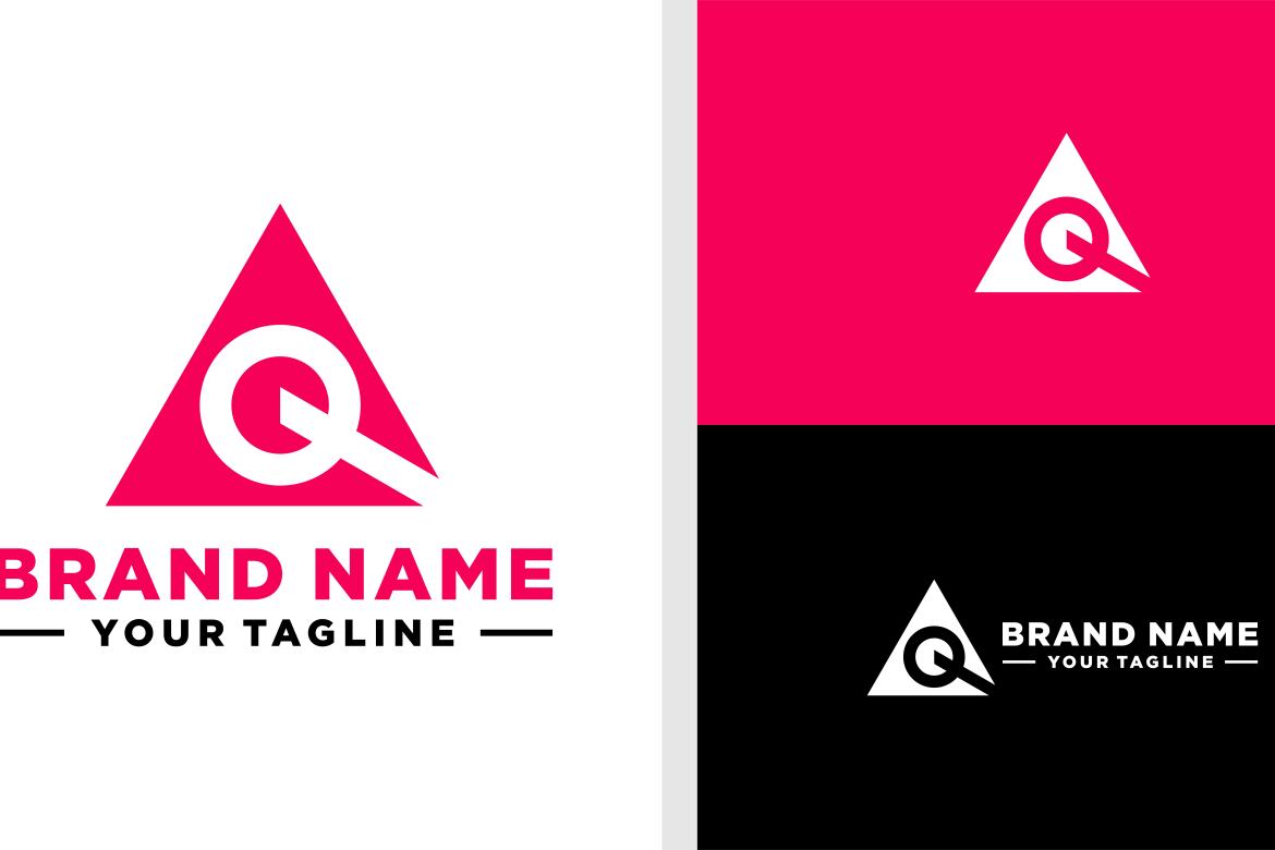 AQ LOGO NEGATIVE SPACE TRIANGLE EDITABLE | Deeezy