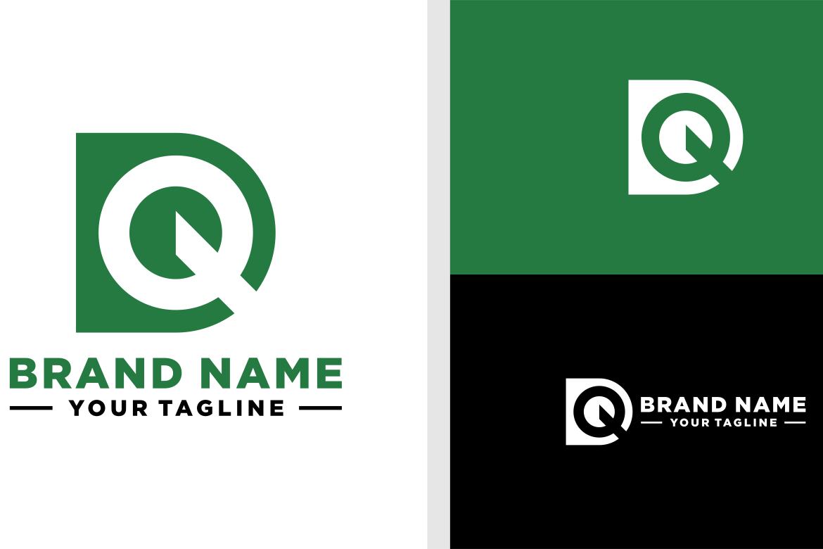 DQ LOGO MONOGRAM NEGATIVE SPACE EDITABLE | Deeezy