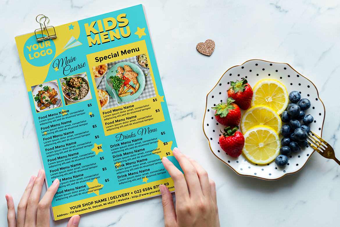 Kids Food Menu | Deeezy