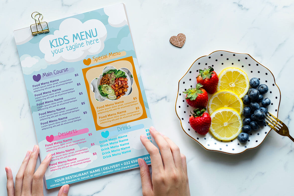 Kids Food Menu | Deeezy