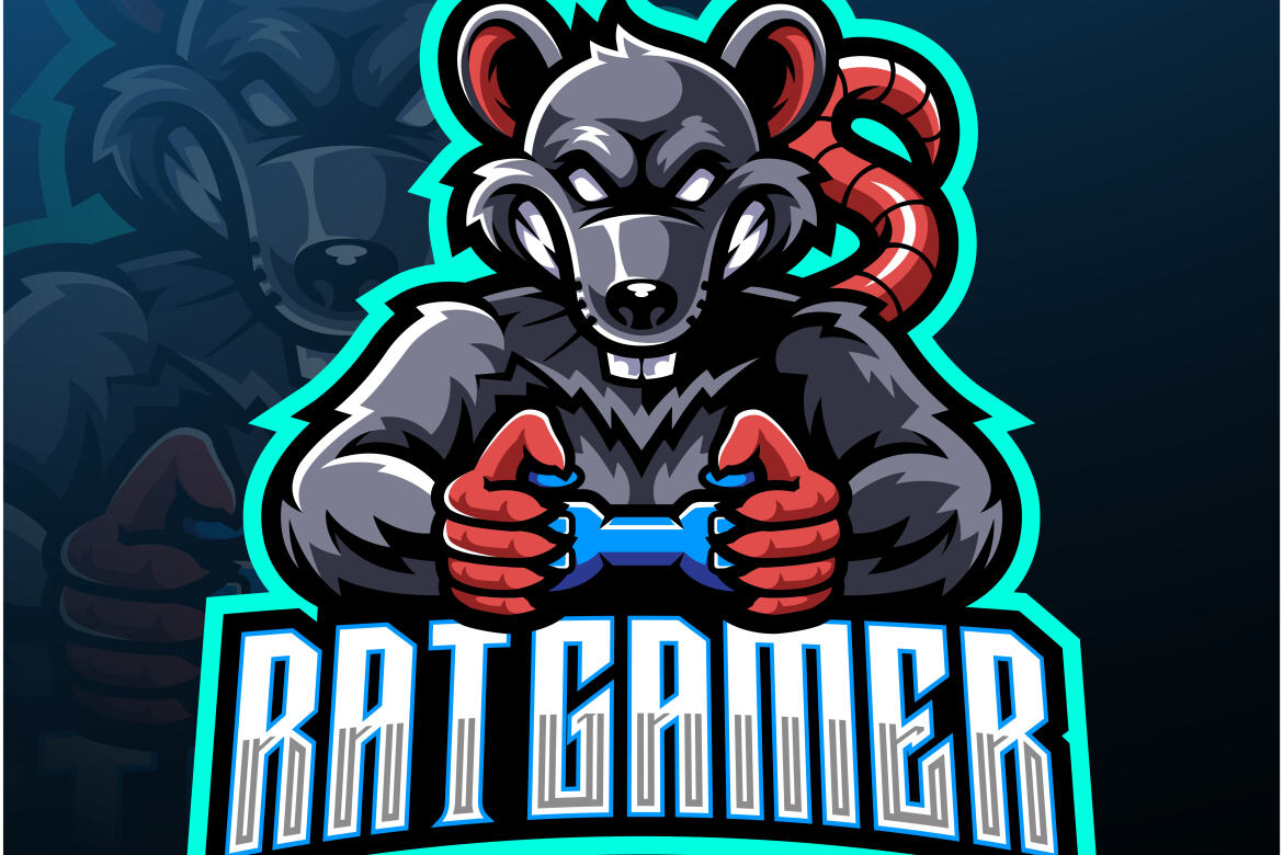 Rat Gamer Esport Mascot | Deeezy