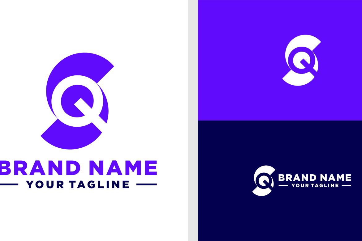 SQ LOGO MONOGRAM NEGATIVE SPACE EDITABLE | Deeezy