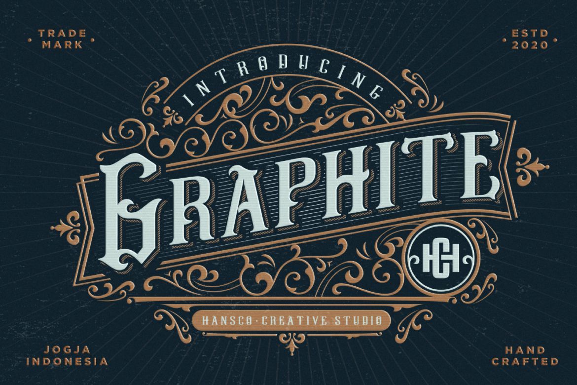 Graphite Layered Font | Deeezy