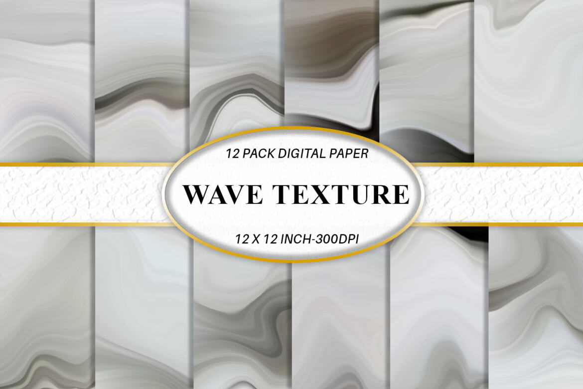 Digital paper gray color wave texture background | Deeezy