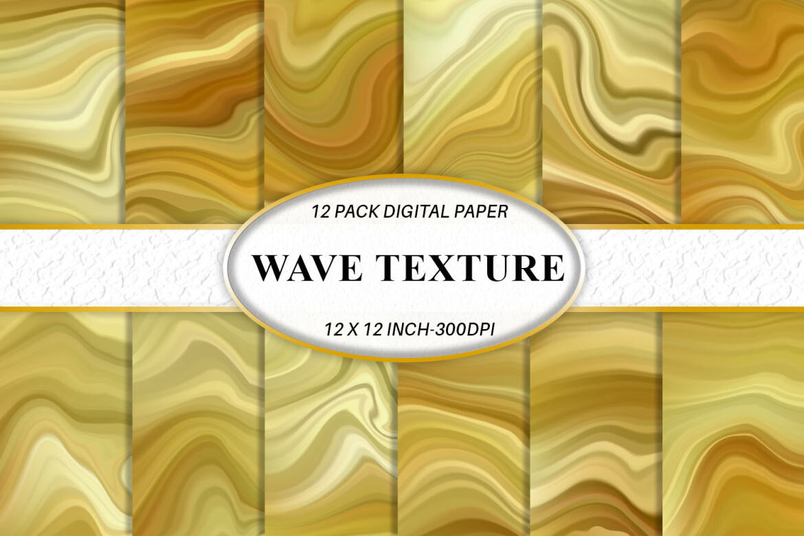 Digital paper gold color wave texture background | Deeezy