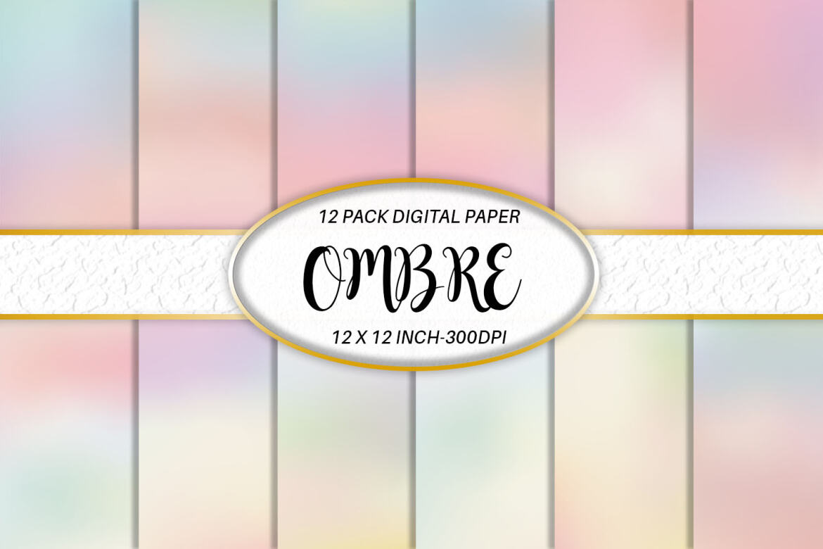 Digital paper gradient soft color background | Deeezy