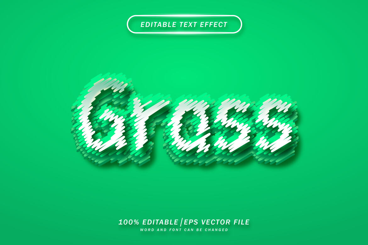 Grass text effect | Deeezy