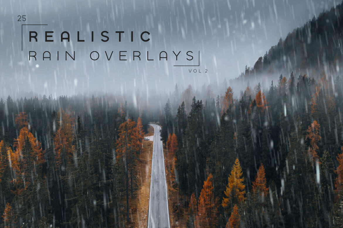 Realistic Rain Overlays Vol.2 | Deeezy