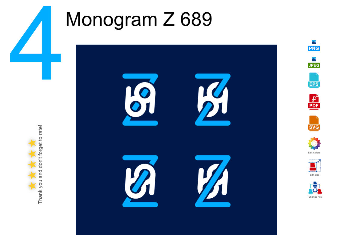689-Z FREE Monogram | Deeezy