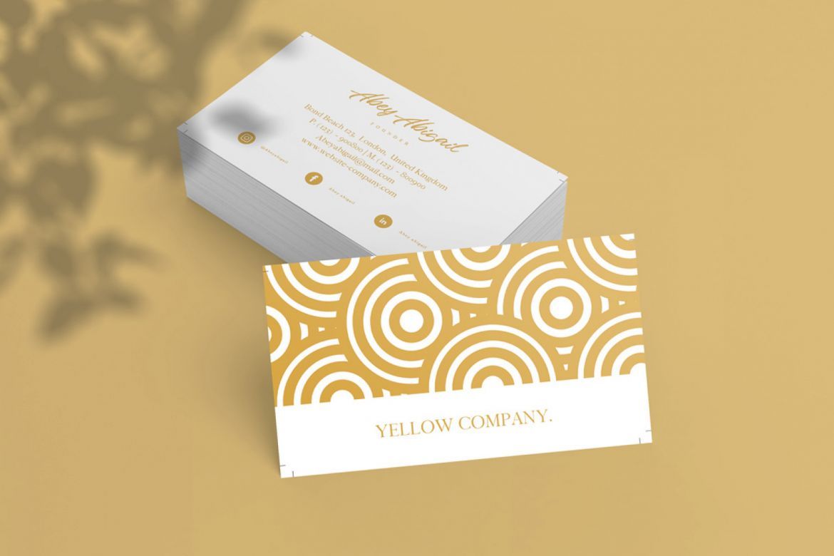Yellow Business Cards | Deeezy