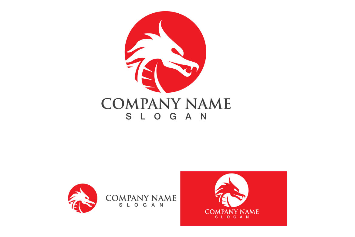 Dragon logo and symbol vector | Deeezy