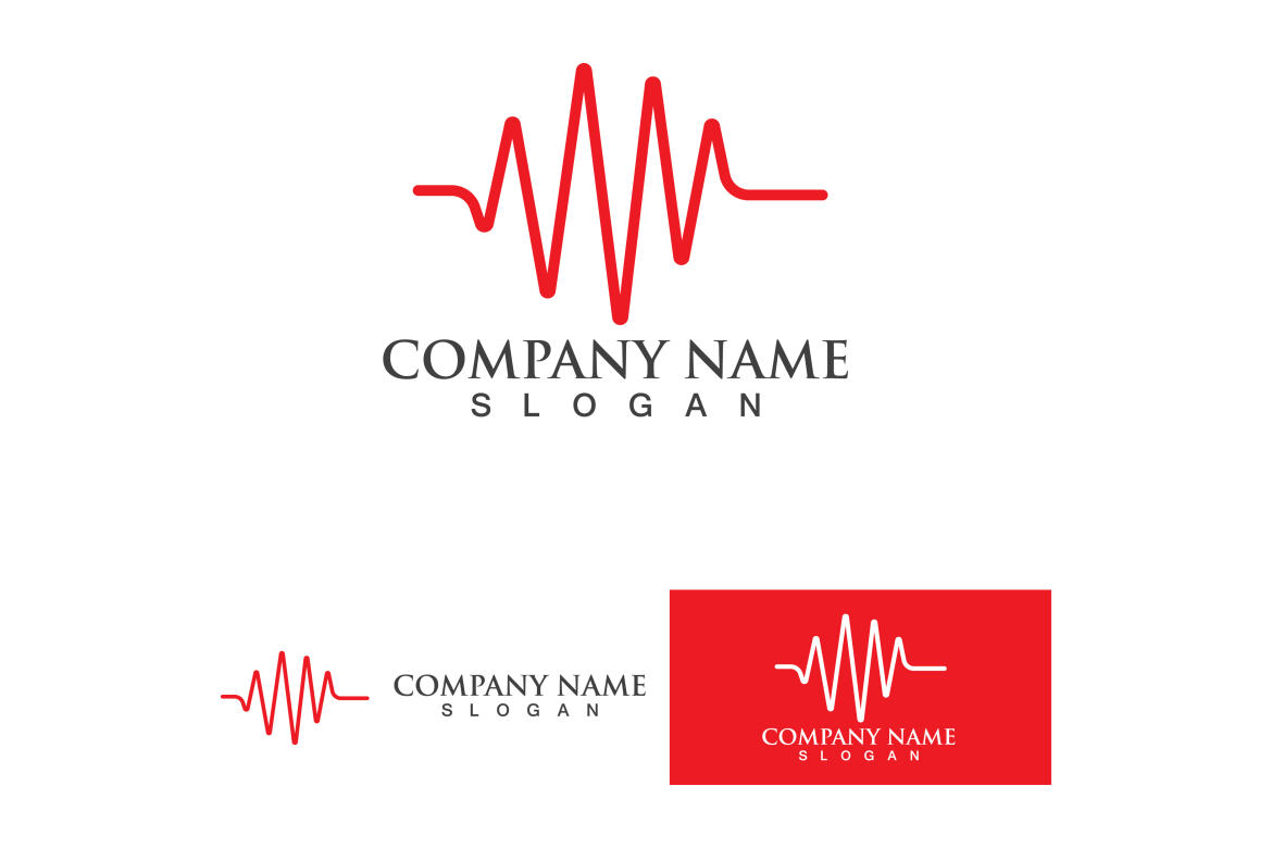 Heart Beat logo and symbol vector | Deeezy