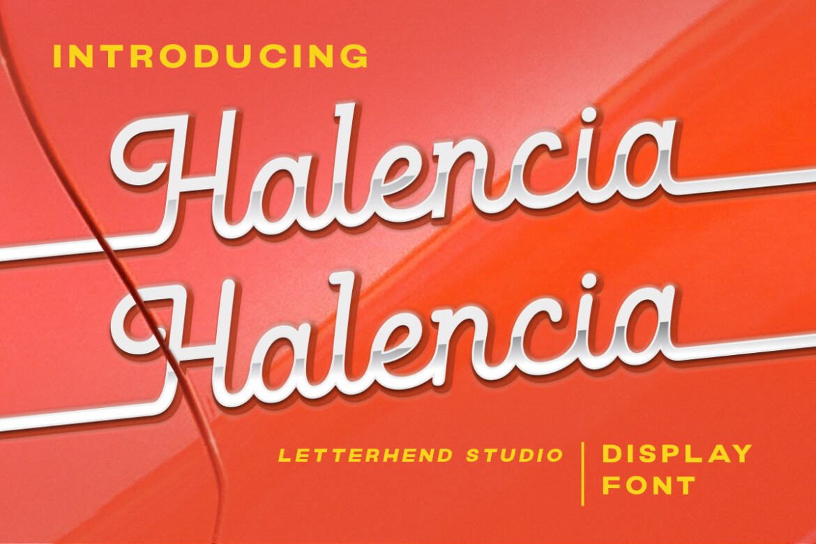 Halencia - Monoline Script | Deeezy