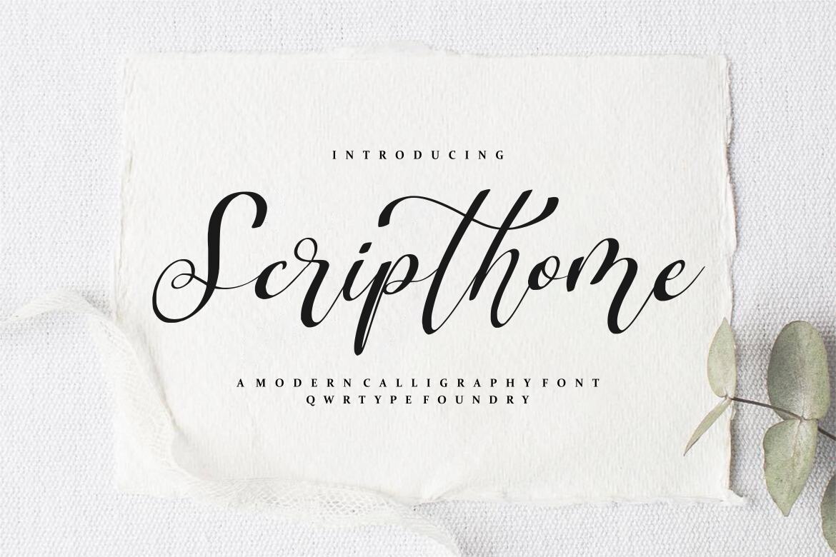 Scripthome Elegant Script | Deeezy