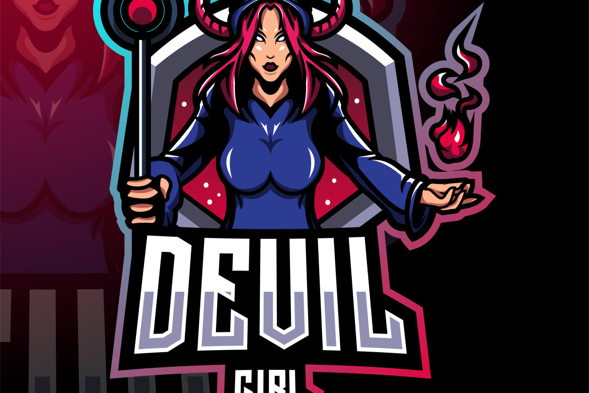 Devil Girl Esport Mascot | Deeezy