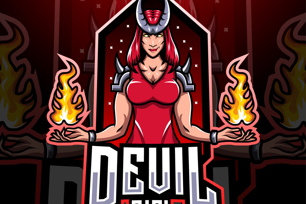 Devil Girl Esport Mascot | Deeezy