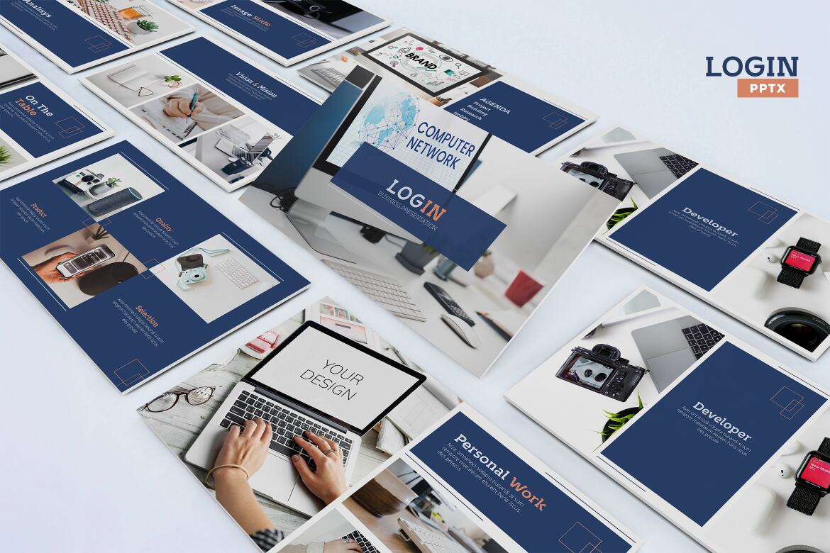 Login - Powerpoint Template | Deeezy