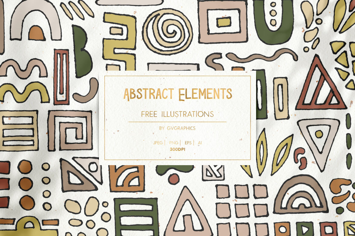 48 Abstract Elements - FREE Illustrations | Deeezy