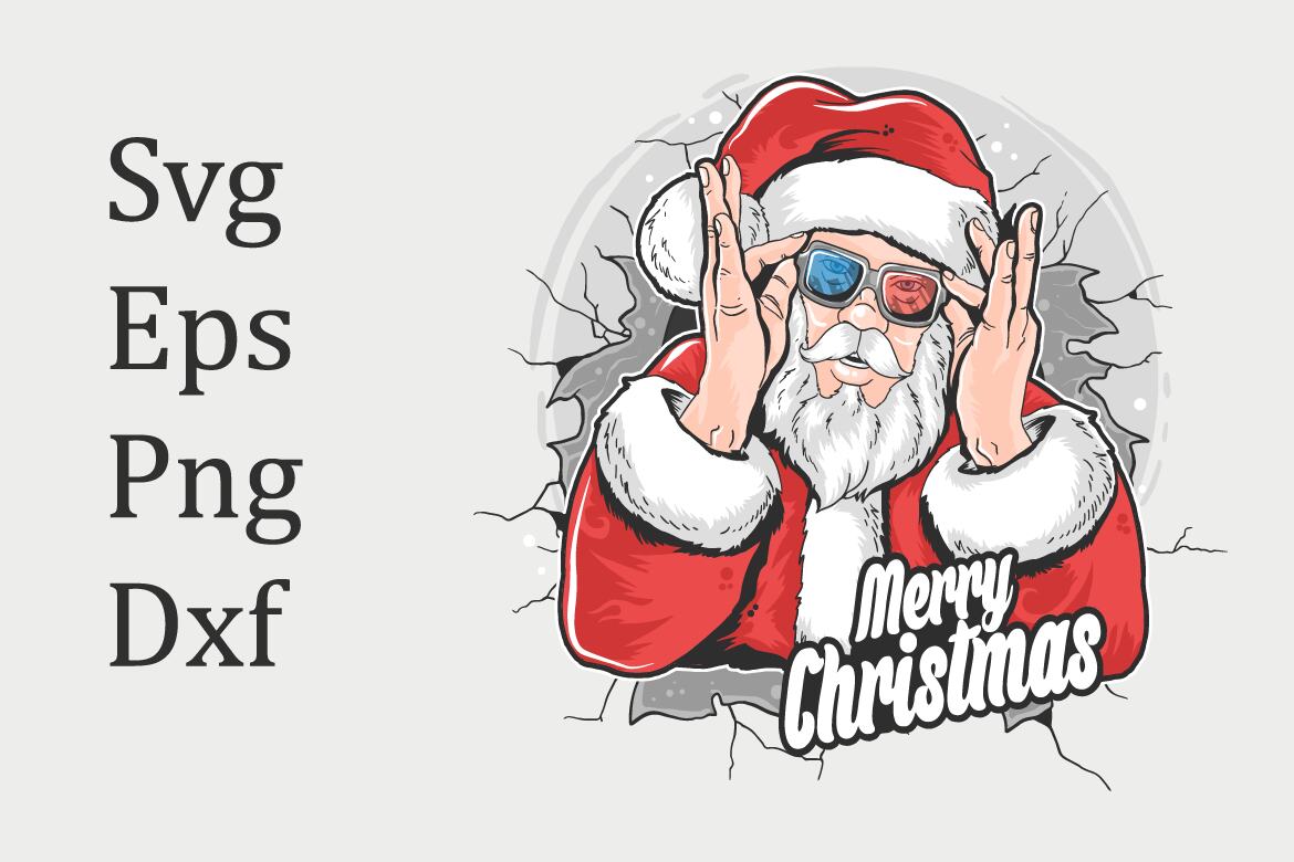 Santa claus christmas artwork element | Deeezy