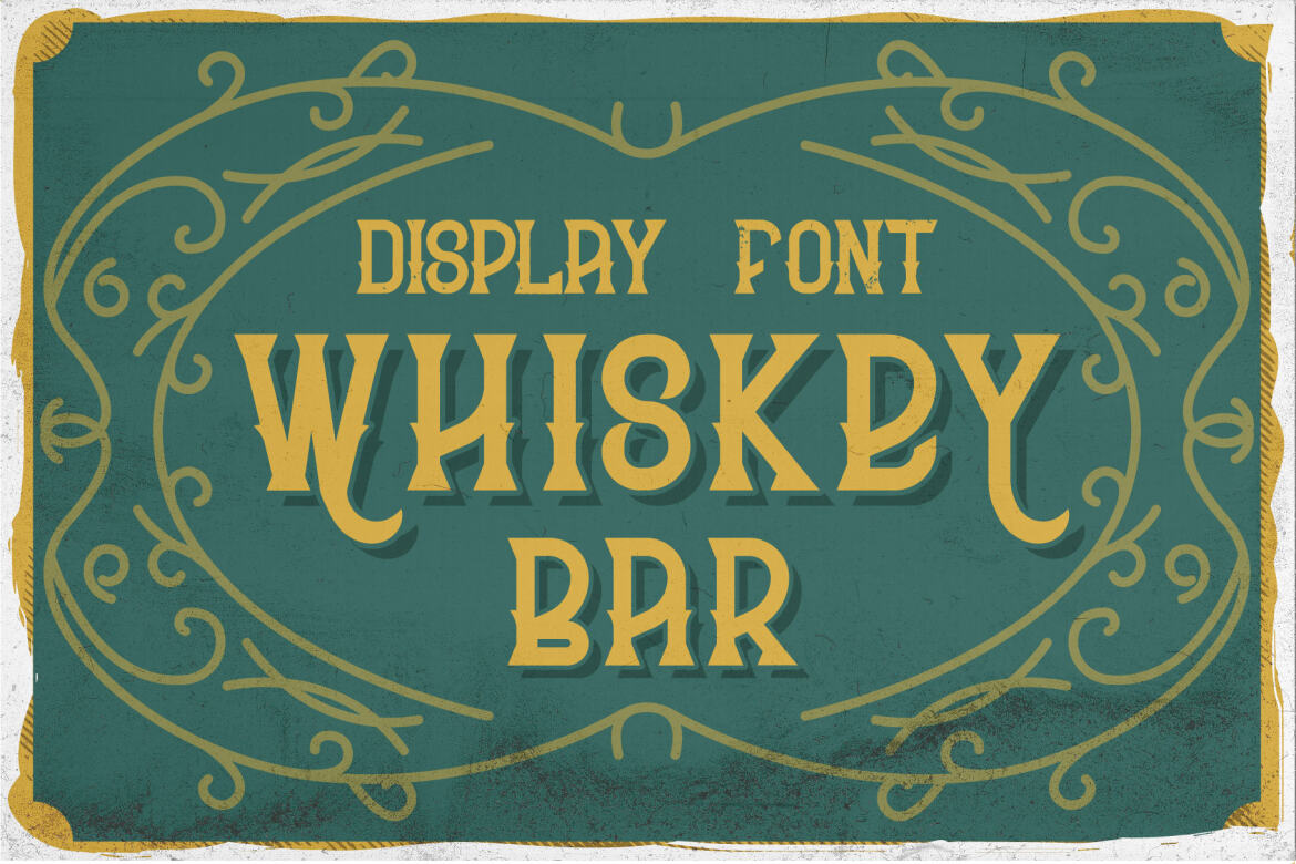 Whiskey Bar Label Font Deeezy