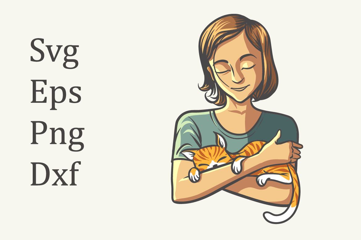 cartoon cat lover character | Deeezy