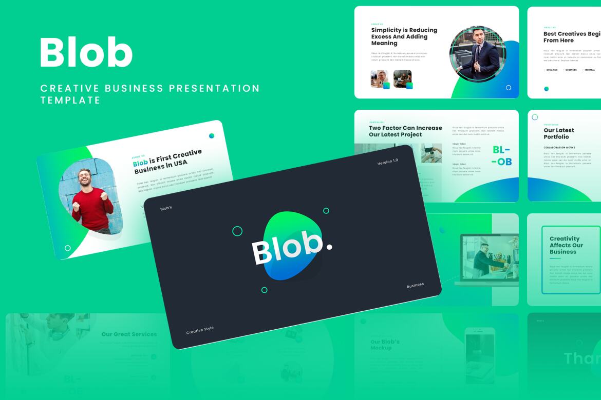 Blob - FREE Google Slides Template | Deeezy