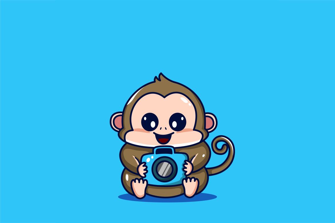 baby monkey with camera | Deeezy