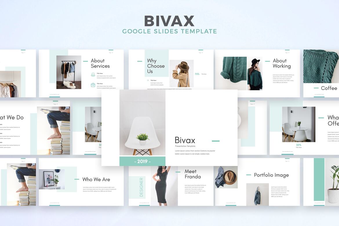 Bivax - Google Slides Template | Deeezy
