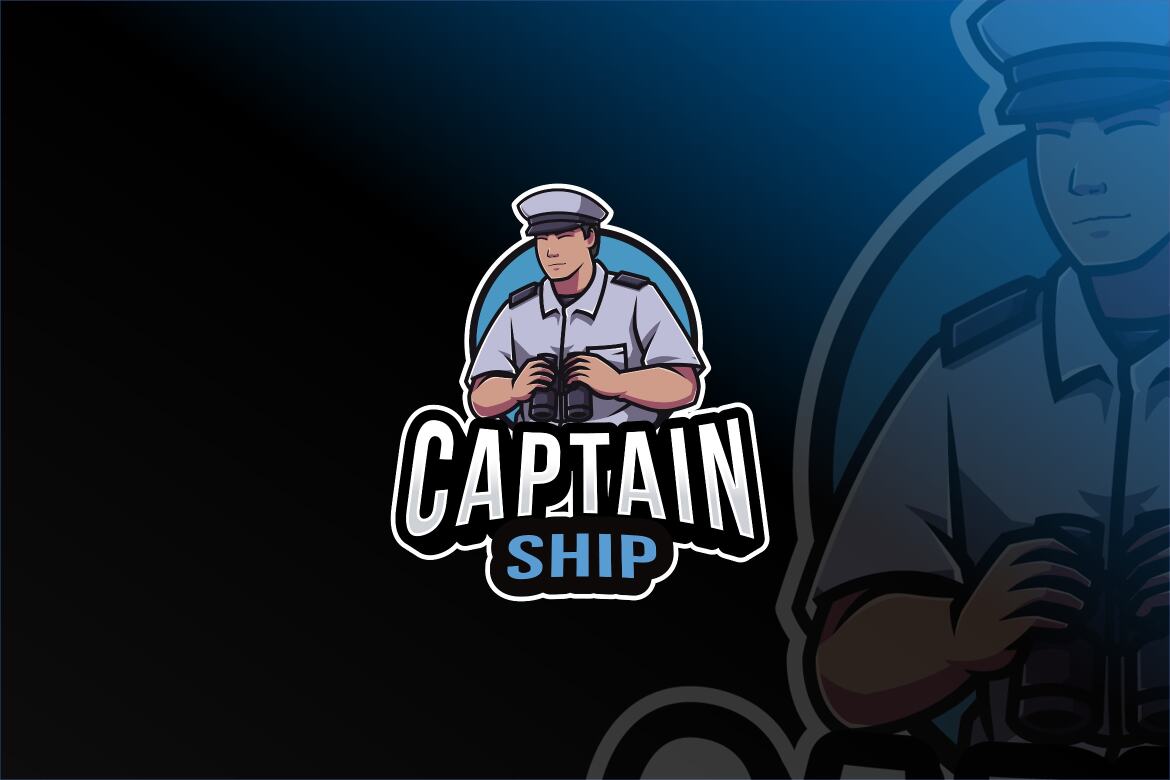 Captain Ship Logo Template | Deeezy
