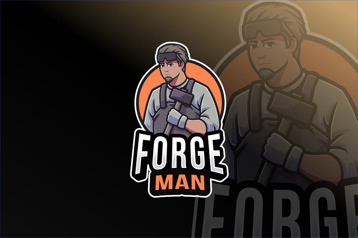 Forge Man Logo Template | Deeezy