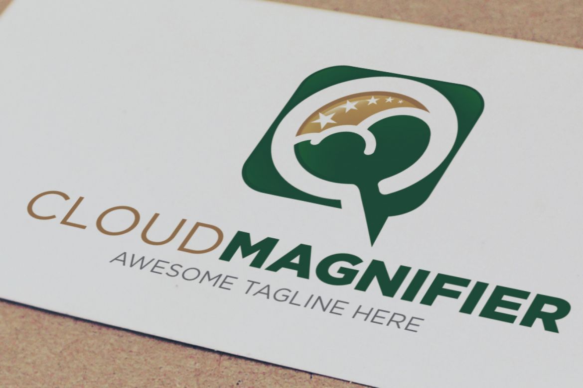 Cloud Magnifier Logo | Deeezy