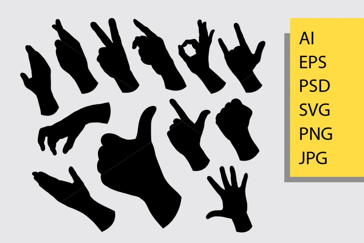 Hand sign silhouette | Deeezy