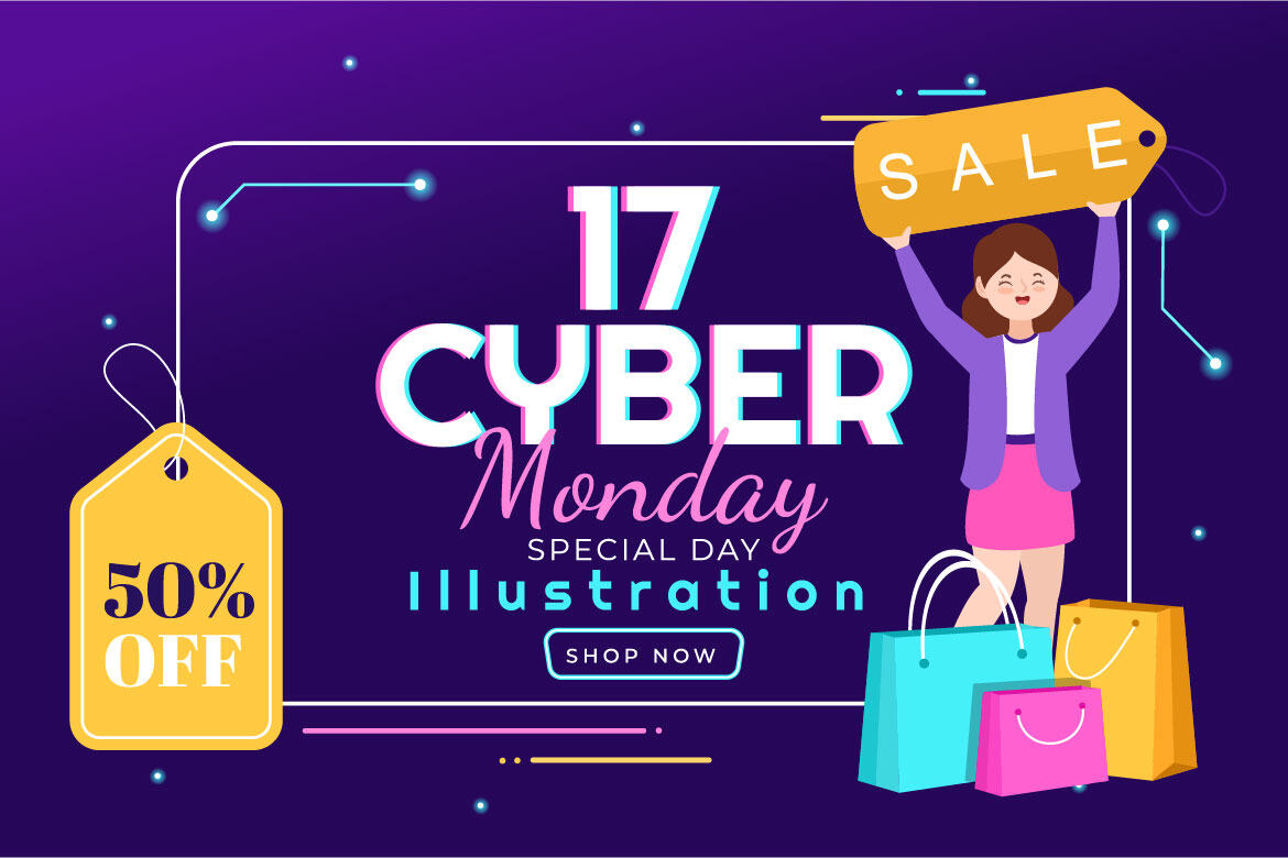 17 Cyber Monday Illustration | Deeezy