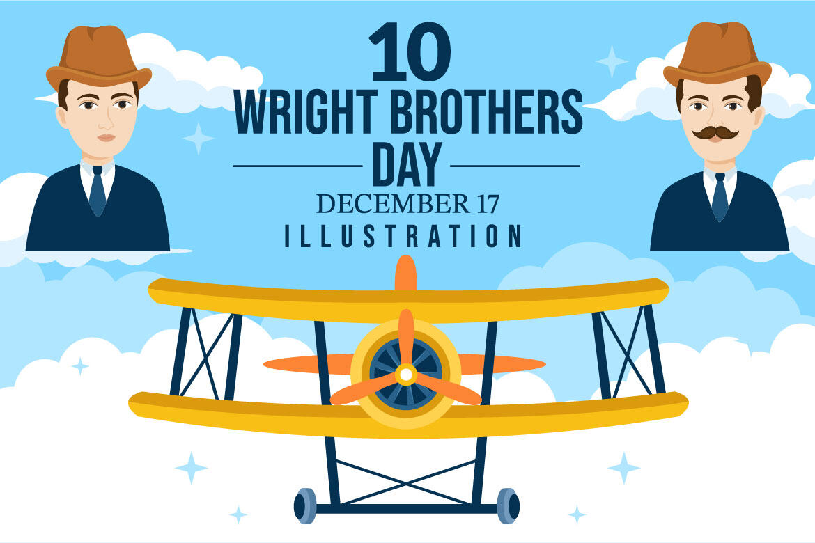 10 Wright Brothers Day Illustration | Deeezy