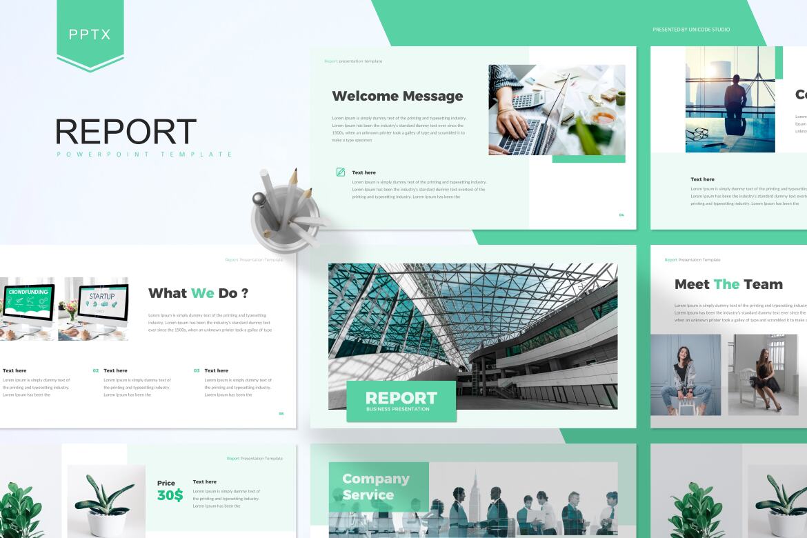 Report - Powerpoint Template | Deeezy