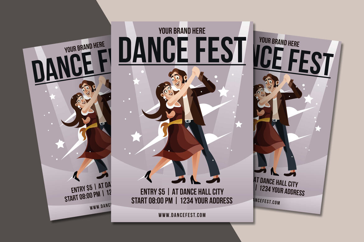Dance Festival Flyer Template | Deeezy