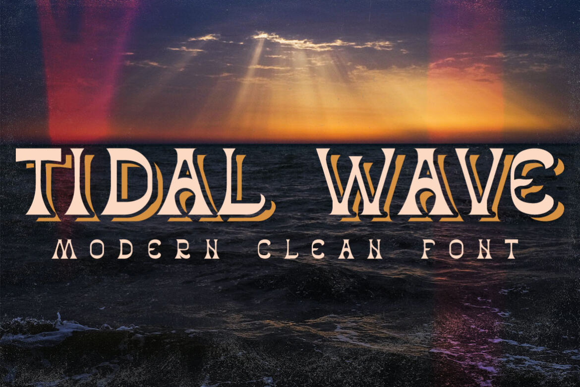 Tidal wave font | Deeezy