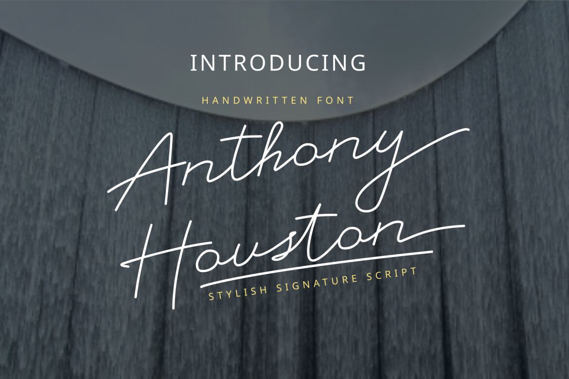 Anthony Houston | Signature Font | Deeezy