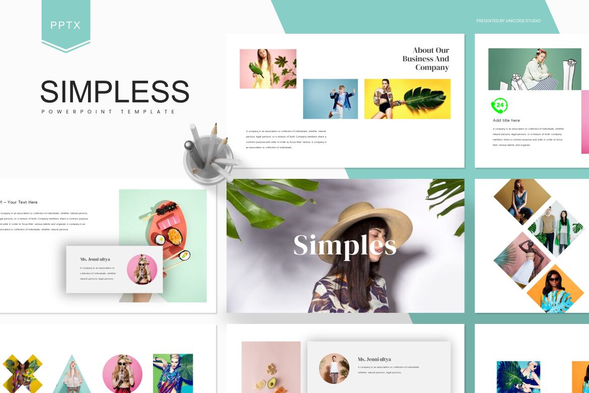 Simpless - Powerpoint Template | Deeezy