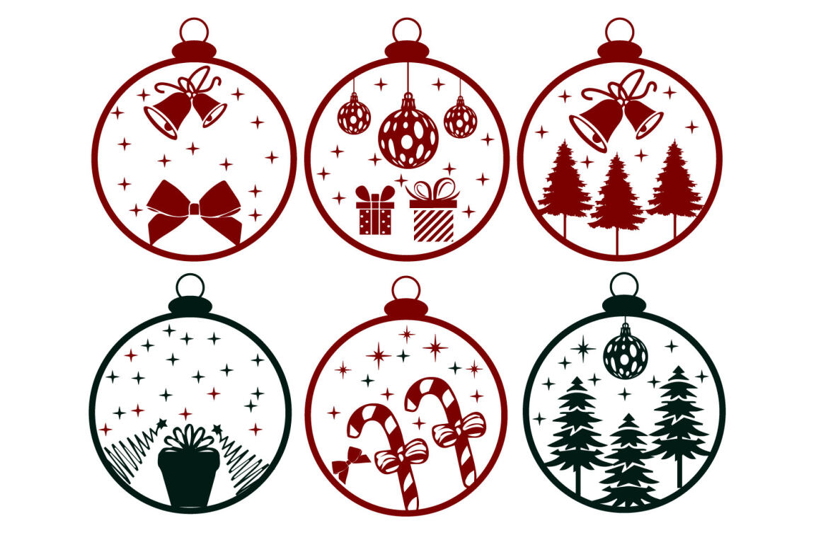 Christmas Ornament Cuttable Design | Deeezy