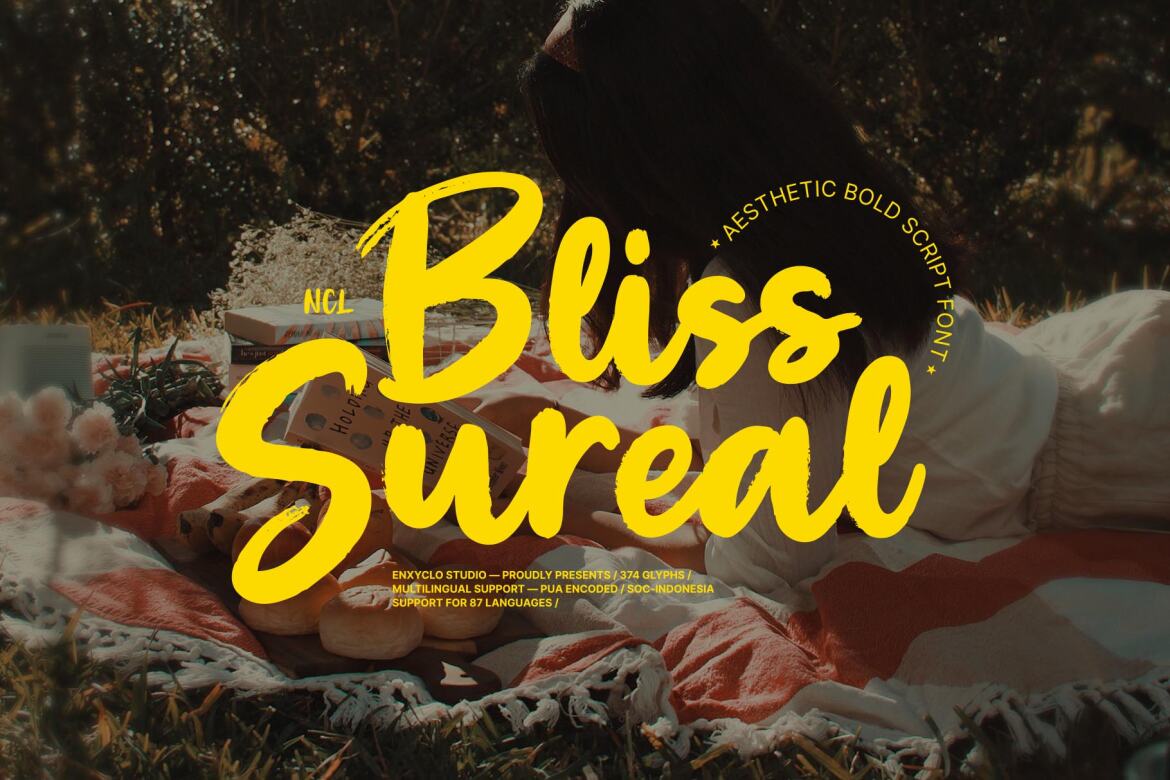 NCL BLISS SUREAL - Bold Script Font | Deeezy